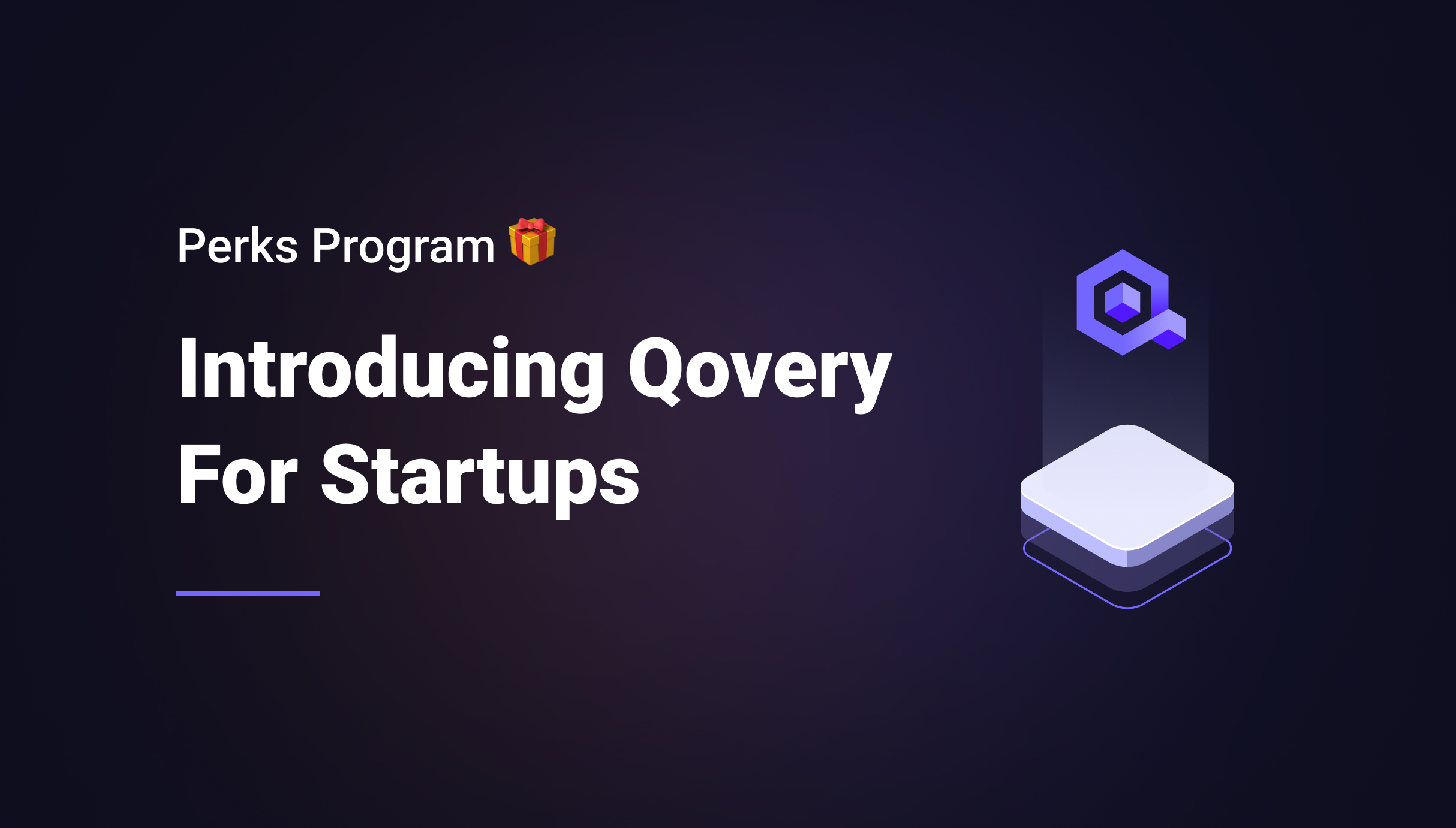 Introducing the Qovery Perks Program for Startups